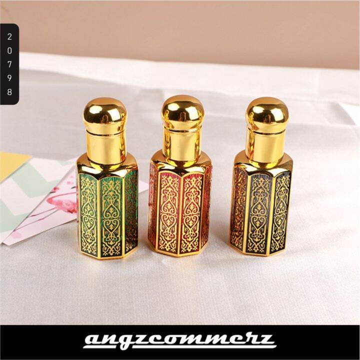 Botol Parfum Roll On 12 ml Mewah Motif Arabian Emas | Lazada Indonesia