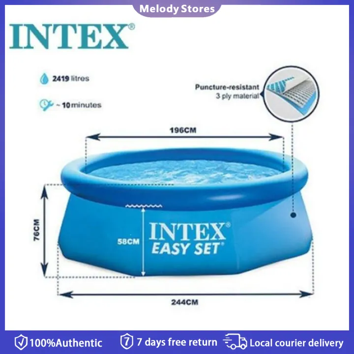 Big Size intex Inflatable Swimming Pool large kids adult family size ...