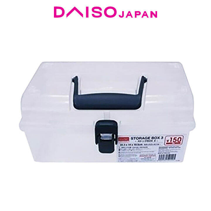 Daiso Storage Box with Gray Handle | Lazada PH