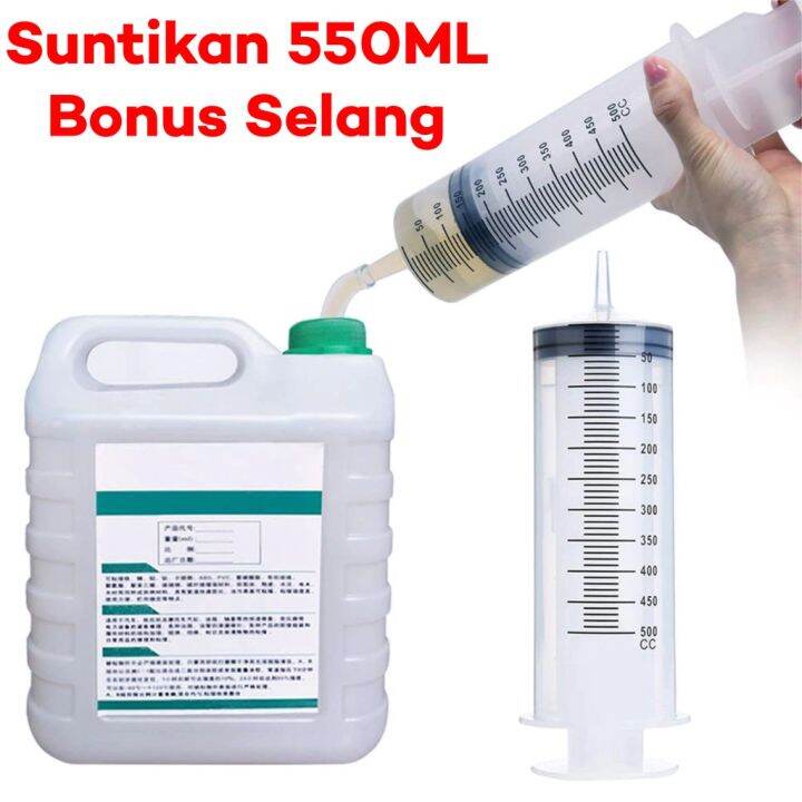 Alat Sedot Oli Air Radiator Alat Semprot Tanaman Suntikan Besar 550ml Bukan 100ml 50 ml 30ml ...