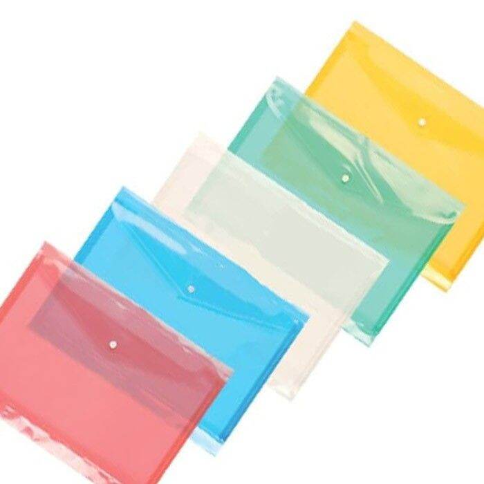 Map plastik kancing/ map kancing punggung Folio Folder One | Lazada ...