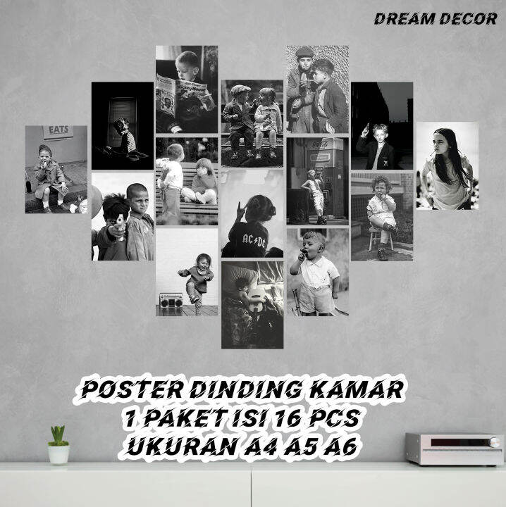 Poster Dinding Kamar Aesthetic Terbaru Ukuran A4 A5 A6 Poster Anime ...