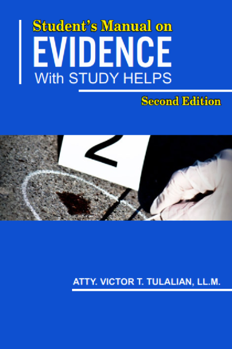 Student’s Manual on EVIDENCE With STUDY HELPS Second Edition | Lazada PH