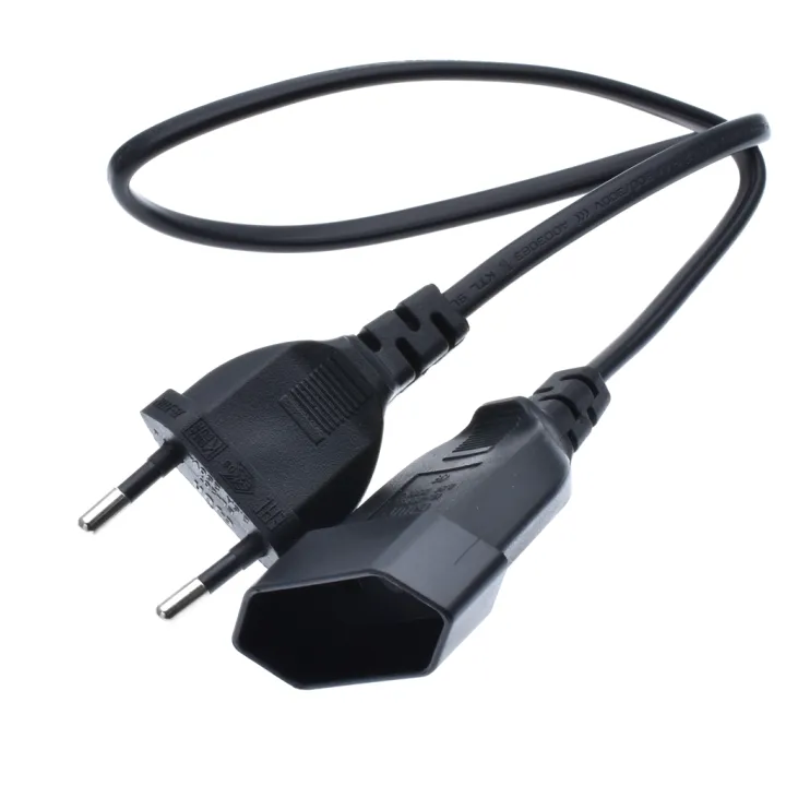 European 2 Prong VDE Plug to CEE716 Outlet Socket Power Extension Cord ...