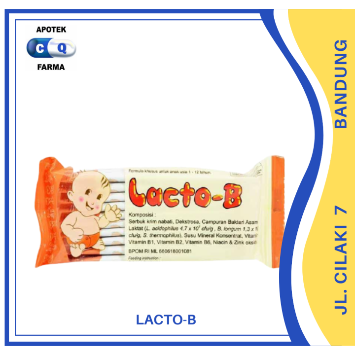 Lacto B Probiotik jual 1 Sachet | Lazada Indonesia
