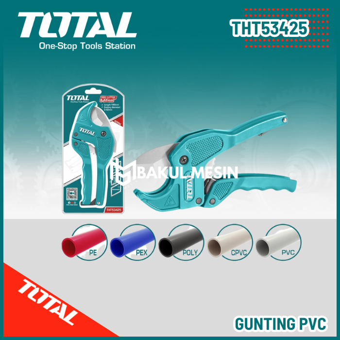 TOTAL THT53425 Gunting PVC Tang Potong Pipa PVC | Lazada Indonesia