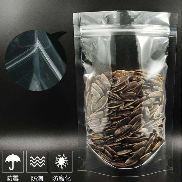 Plastik standing pouch Bening| plastik transparan ziplock | Lazada ...