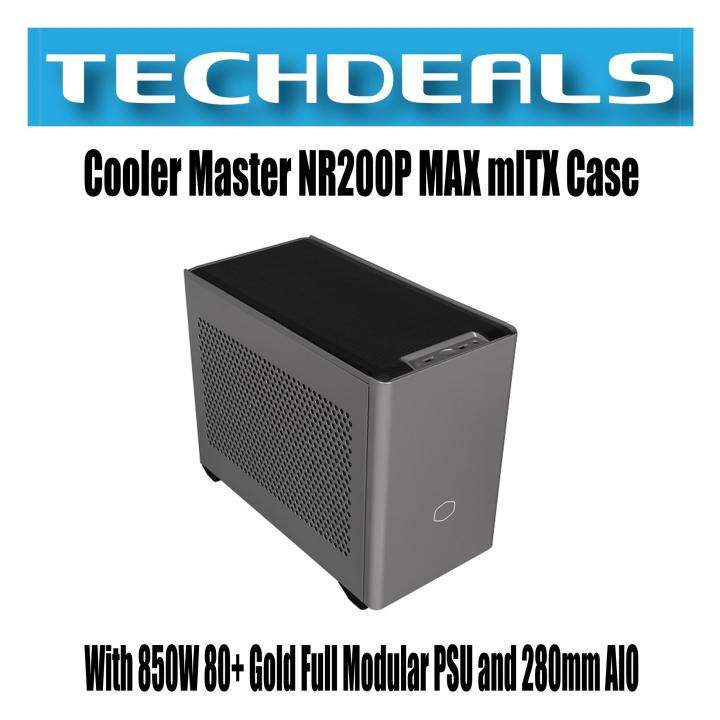 Cooler Master NR200P MAX mITX Case with Pre-Installed 850W 80+ Gold ...