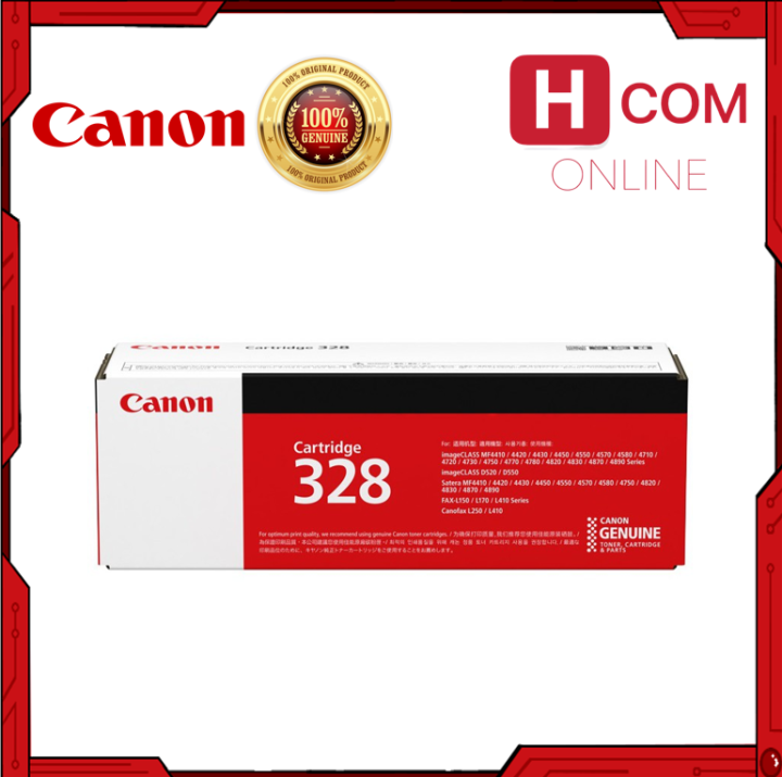 CANON 328 BLACK TONER CARTRIDGE [100% ORIGINAL] | Lazada