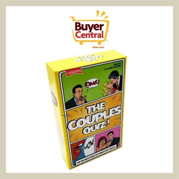 Buyer Central The Couples Quiz Card Game | Conversation Starters for ...