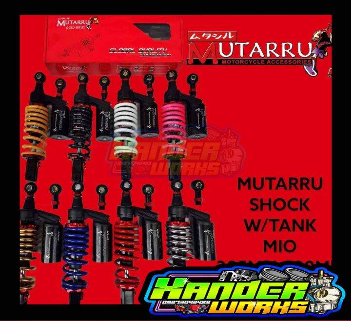 MUTARRU SHOCK WITH TANK 285-300mm FOR MIO / BEAT / CLICK / MIO I 125 ...