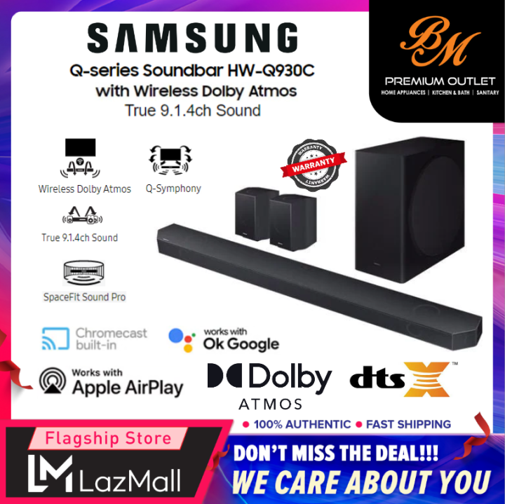 (New 2023 Model) SAMSUNG [ HW-Q930C/XM ] 9.1.4ch Soundbar with Dolby ...