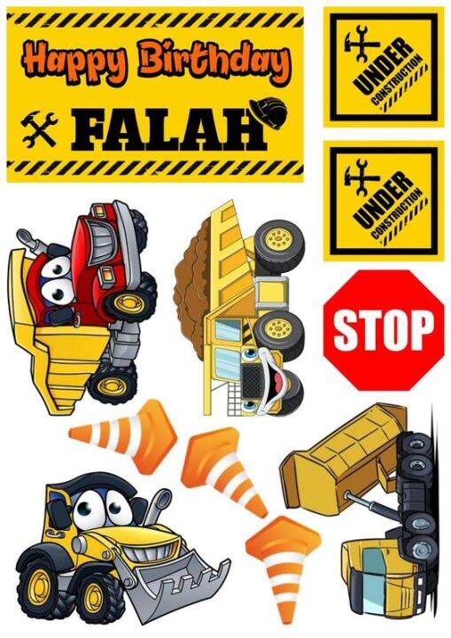 topper kue ultah eskavator | Lazada Indonesia