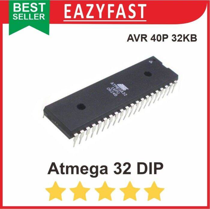 Ic Atmel Atmega At Mega 32 Dip Atmega32 Chip Avr Micro Controller Uc