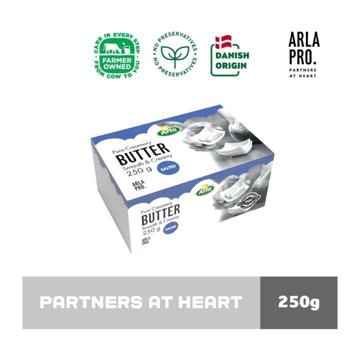 Arla Pro Pure Creamery Salted Butter 250G | Lazada Singapore