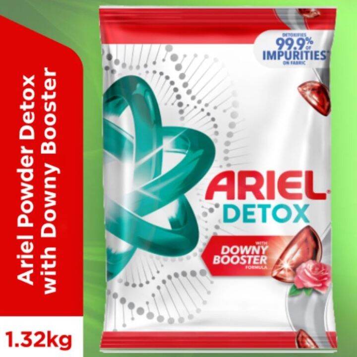 Ariel Detox with Downy Booster Laundry Powder Detergent 1.32kg | Lazada PH