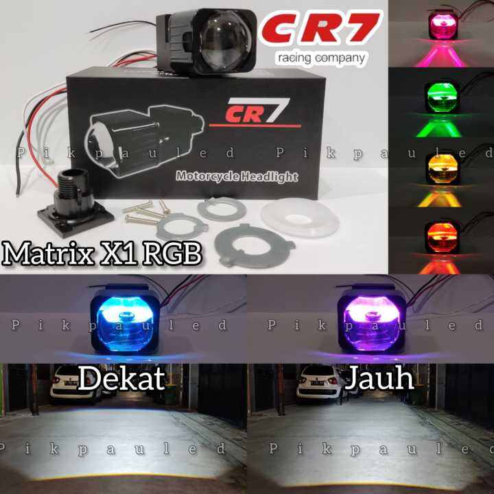 Lampu Utama CR7 Biled Matrix X4 Original Devil RGB 1,5 Inch 60 Watt ... Lampu Utama CR7 Biled Matrix X4 Original Devil RGB 1,5 Inch 60 Watt ...