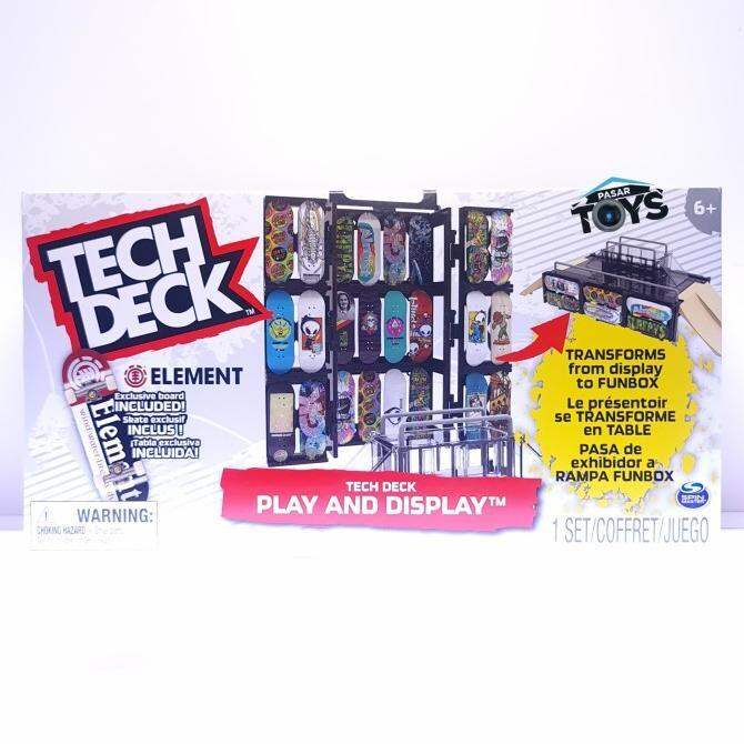 Tech Deck Play and Display Transforming Ramp Set and Carrying Case ...
