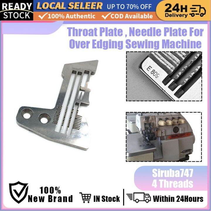 MESIN Siruba Plate Industrial Overlock Sewing Machine 4 threads Sewing ...