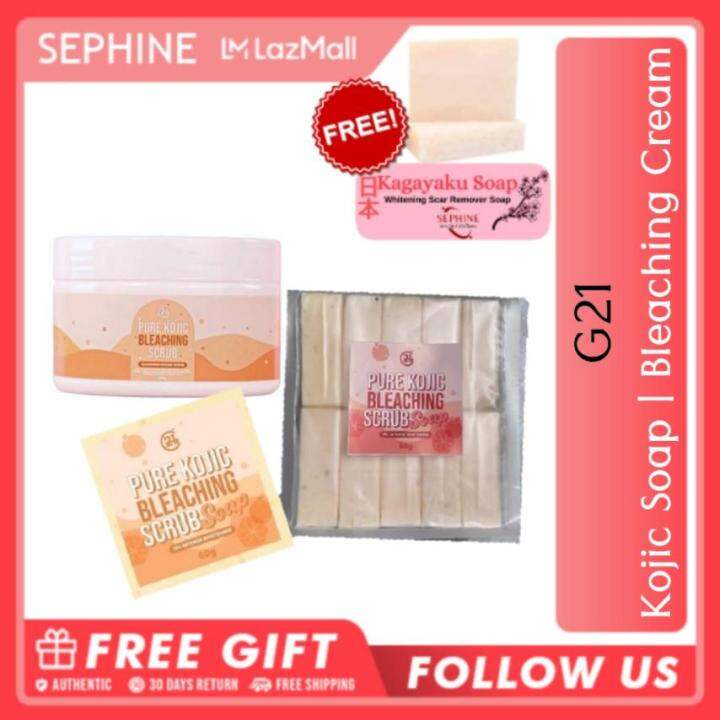 G21 Pure Kojic Bleaching Cream Scrub || G21 Pure Kojic Bleaching Soap ...