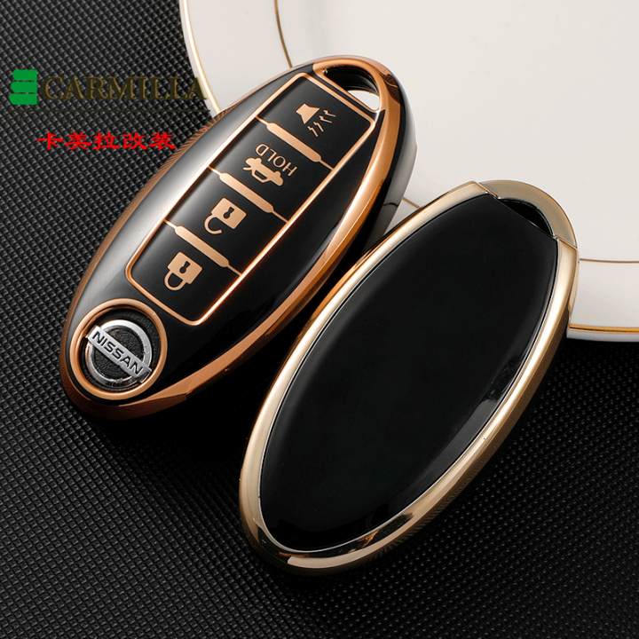 TPU Car Key Fob Case Cover for Nissan Altima 370Z GT-R Maxima Rogue X ...