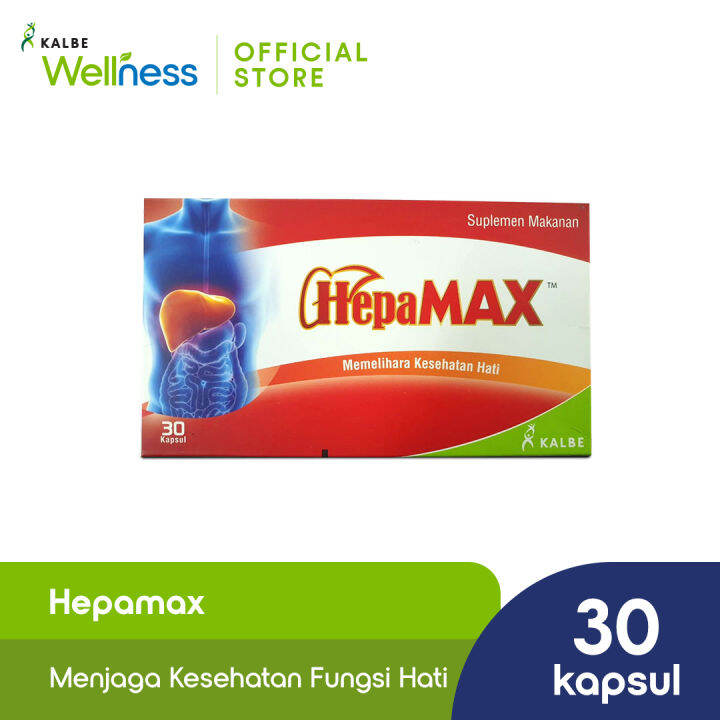 Hepamax 30kapsul - Suplemen Pelindung Fungsi Hati | Lazada Indonesia