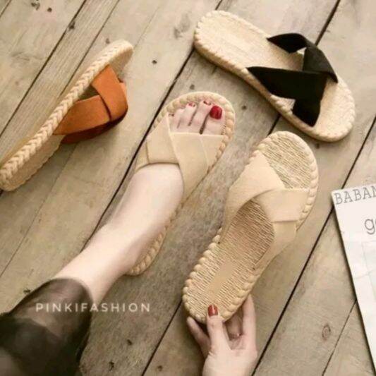 Rz promo sandal silang etnik suide tali lilit new | Lazada Indonesia