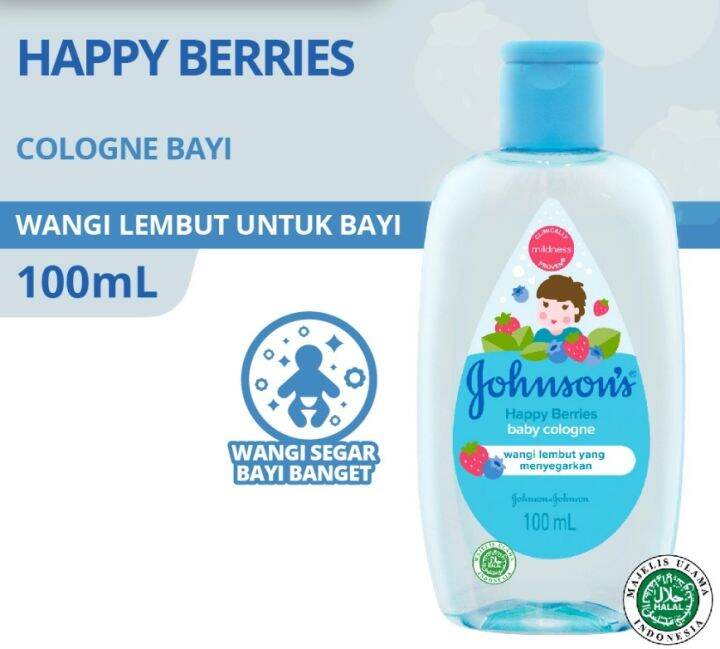 JOHNSON’S Baby Cologne Happy Berries 100ml | Lazada Indonesia
