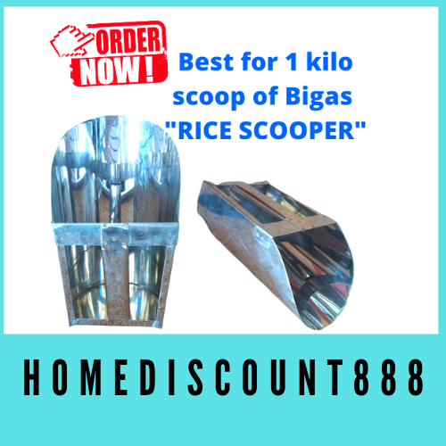 COD HEAVY DUTY STAINLESS STEEL RICE SCOOPER / PANG SALOK NG BIGAS PANG ...