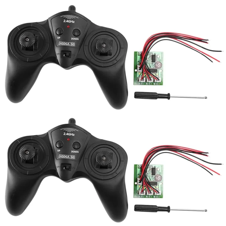 2X 6CH 2.4G Remote Controller Power Transmitter Receiver Radio System ...