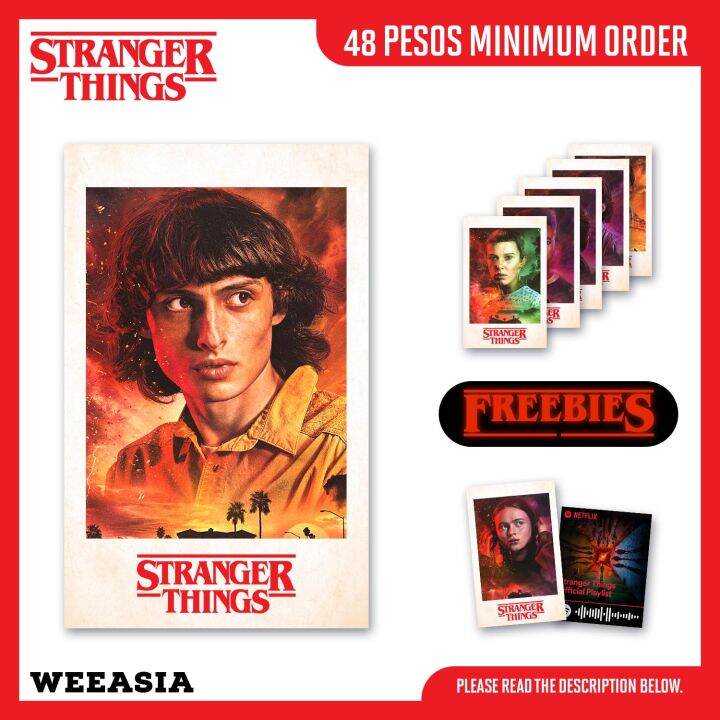 STRANGER THINGS INSTAX MINI INSPIRED PHOTOCARD HD Print with FREEBIES ...