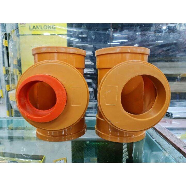 [cod] PVC Orange Tee Reducer (6x3 and 6x4) | Lazada PH