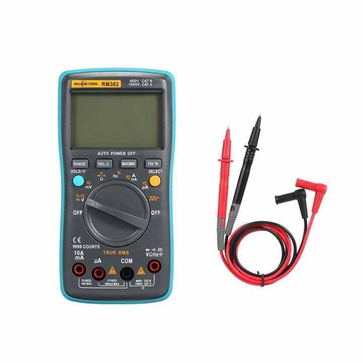 RICHMETERS RM301 Digital Multimeter 8000 counts Portable Battery Drives ...