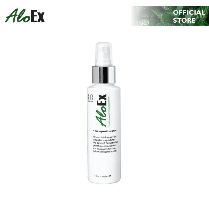 AloEx Hair Regrowth Serum 120 ml เซรั่มลดผมขาดร่วง เพิ่มผมหนา ส่งฟรี ...