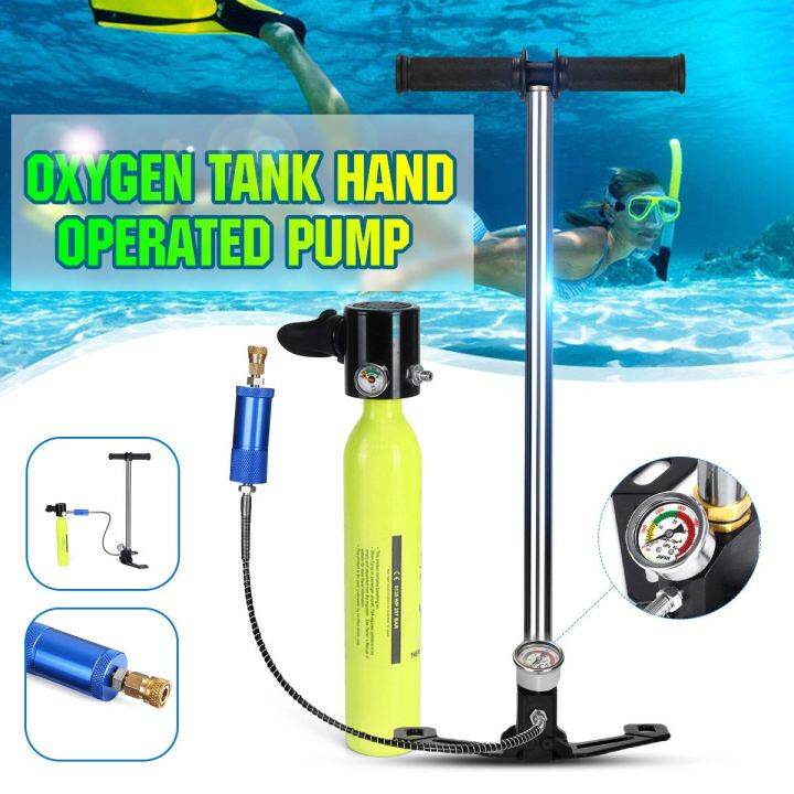 DEDEPU 0.5L Snorkers Mini Scuba Oxygen Cylinder Air Tank Scuba Reserve ...