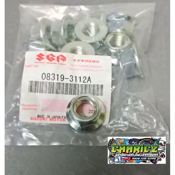SUZUKI axle nut 12MM,10MM raider 150 | Lazada PH