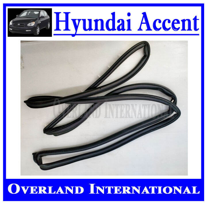 WEATHERSTRIP FRONT DOOR SIDE, Left Side 82130-1E000 and Right Side ...