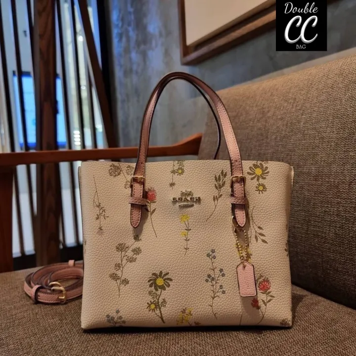(แท้ 💯%‼ Factory ไม่ใช่งานออก Shop) CO ACH C4084 MOLLIE TOTE 25 WITH ...