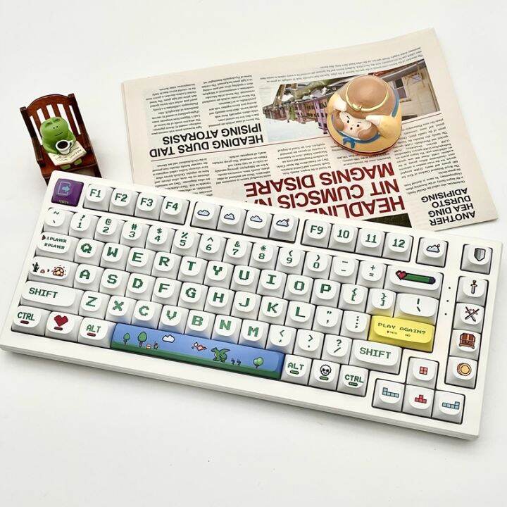 Pixel keycap Game keycap MA Profile PBT Sublimation Keycaps For Cherry ...