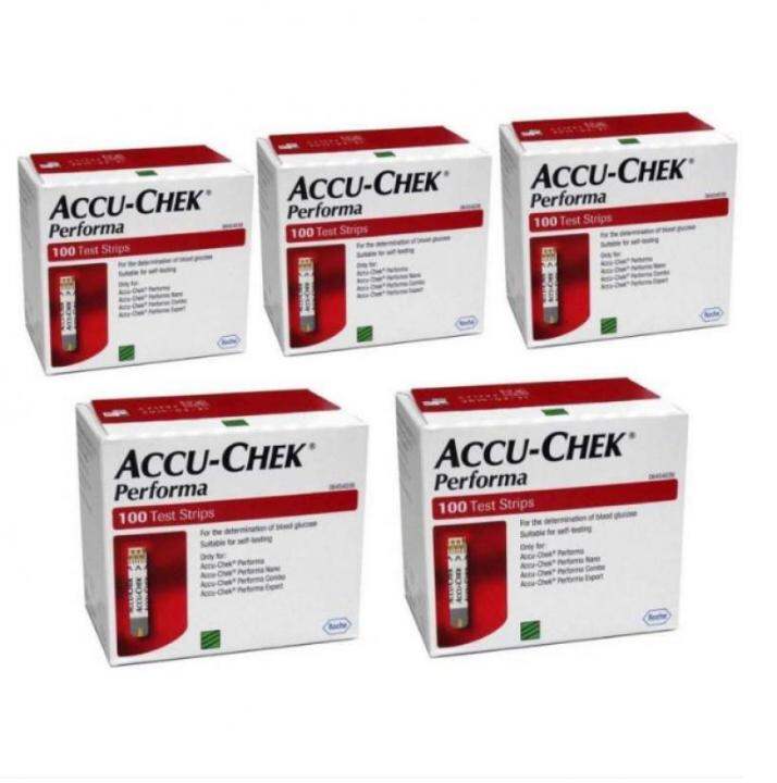 (Exp:September 30, 2024) ACCU CHEK PERFORMA 500 Test Strips Blood ...