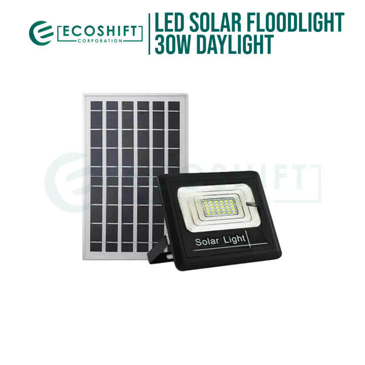 Ecoshift 30W 60W 100W 200W 300W Weatherproof Solar LED Flood Light w/ Remote Control ECO-SDP ...