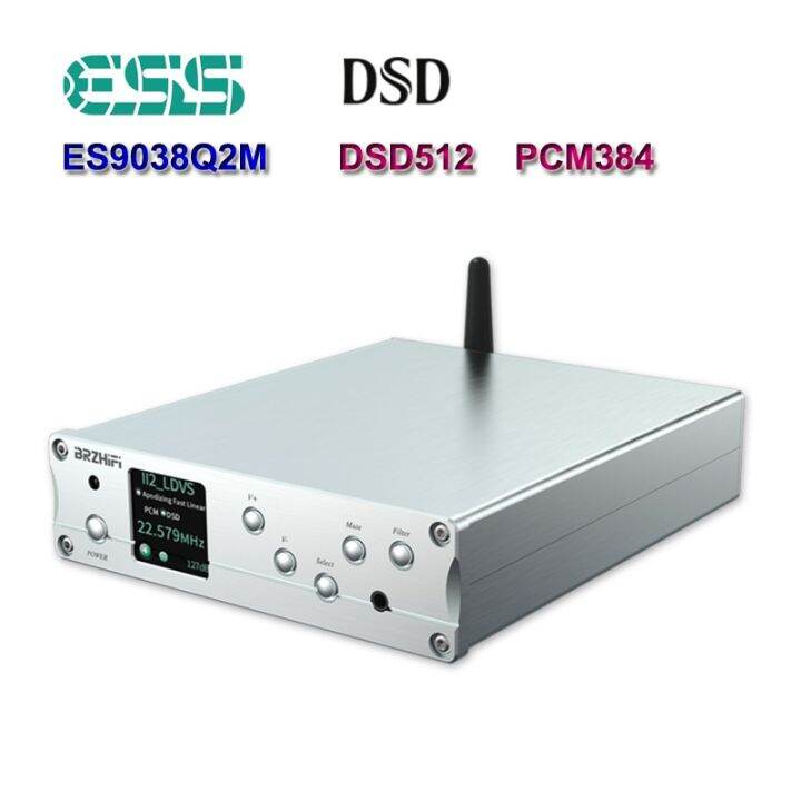 ESS ES9038Q2M DAC JRC5532DD Bluetooth DAC Board HIFI Amanero USB Sound Decoder 32Bit/384Khz DSD ...