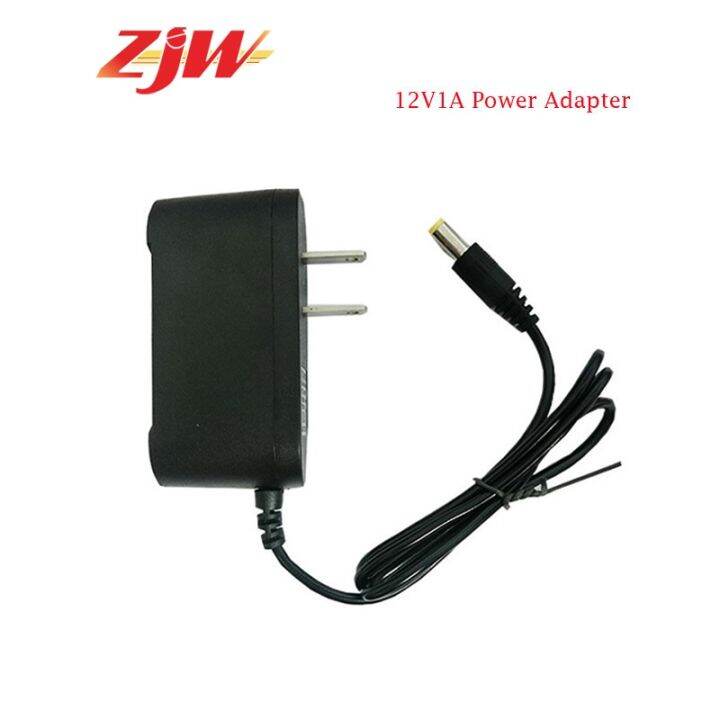 ZJW 12V 1A Power Adapter AC100-240V 12W Power Supply for CCTV Camera ...