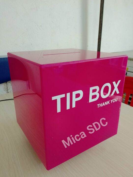 Hộp Đựng Tiê`n Tip - TIP BOX bằng mica có ổ khóa | Lazada.vn