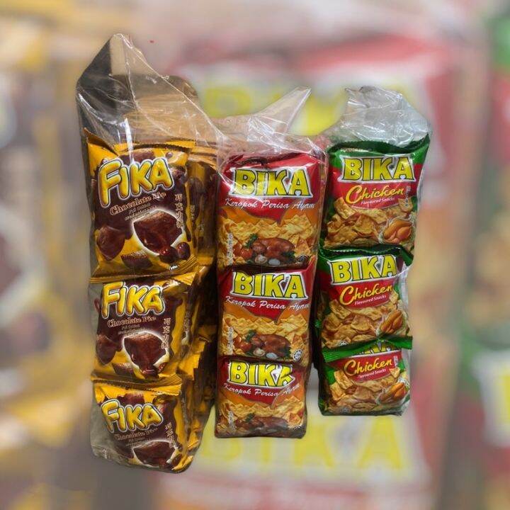 Bika Crackers 30x15g [Chicken Flavour Cracker / Chicken Flavour Snack ...