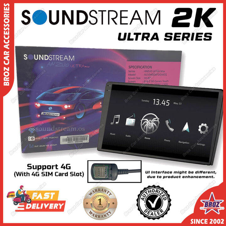 SOUNDSTREAM ULTRA 2K 360 Cam Supported Built In DSP 360 System Support ...