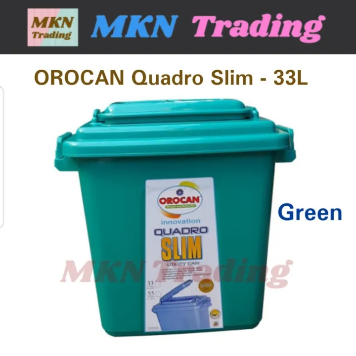 Orocan Quadro Slim 33 Liters Utility Pail / Water Drum / Water ...