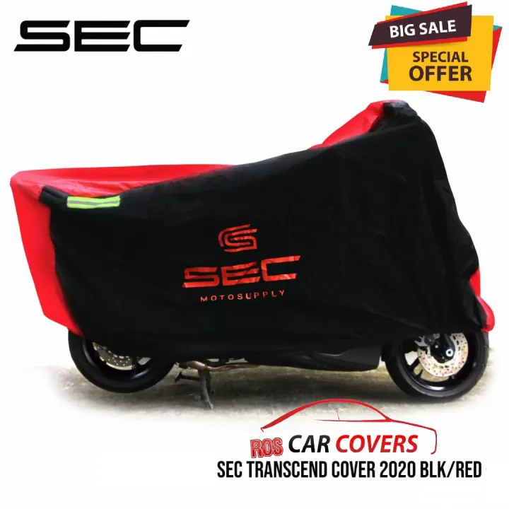 Yamaha Xmax 300 | DSEC 04625 Sec Transcend Motorcycle Cover 2020 Black/red | On Hand - CASH ON ...