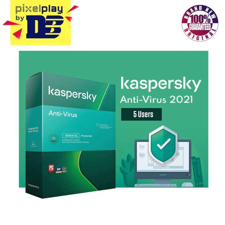 Kaspersky Anti-Virus 2021 (5 Users) | Lazada PH