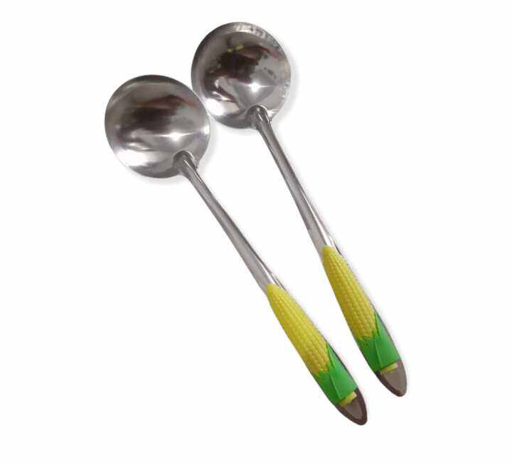 Sendok Sup Stainless - Sendok Kuah Motif Jagung - Irus Jagung - Sendok ...